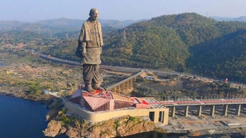 Statue Of Unity 360 Degree View Watch Here - sandeshedu.com